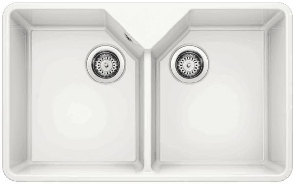 Villae Farmhouse Double Bowl Ceramic Kitchen Sink - Carini Stores Ltd.