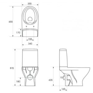 Moduo WC Rimless - Carini Stores Ltd.